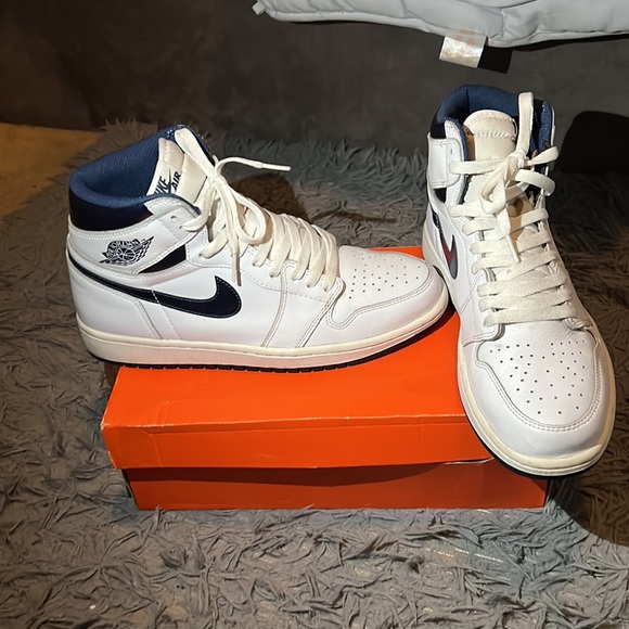 Jordan | Shoes | Jordan High Metallic Blue | Poshmark